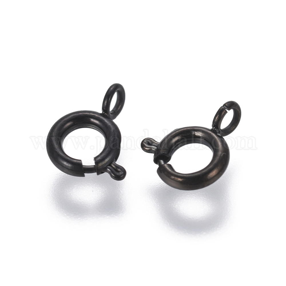 Wholesale 304 Stainless Steel Smooth Surface Spring Ring Clasps ...
