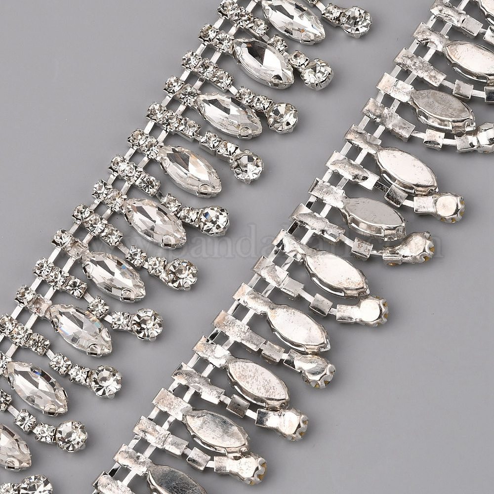 Wholesale Iron Crystal Rhinestone Cup Chain - Pandahall.com