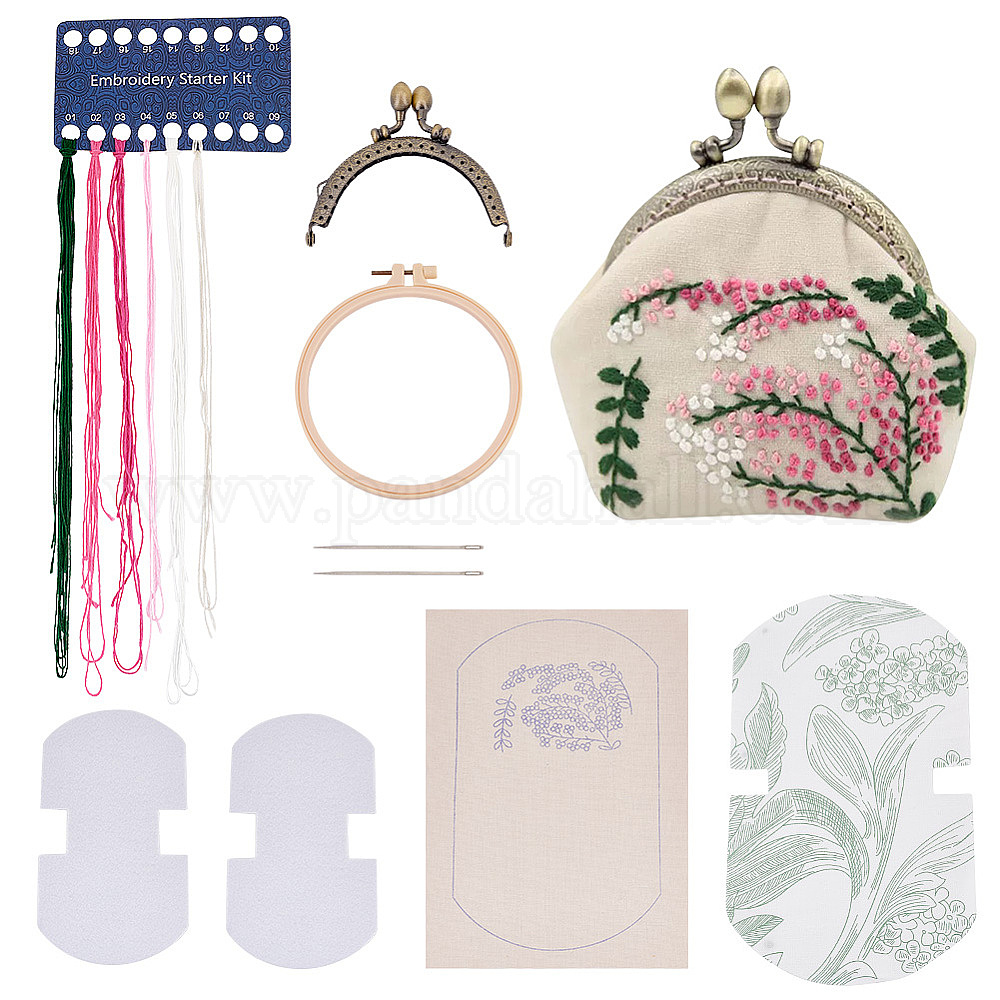 Wholesale DIY Kiss Clasp Purse Making Kit - Pandahall.com