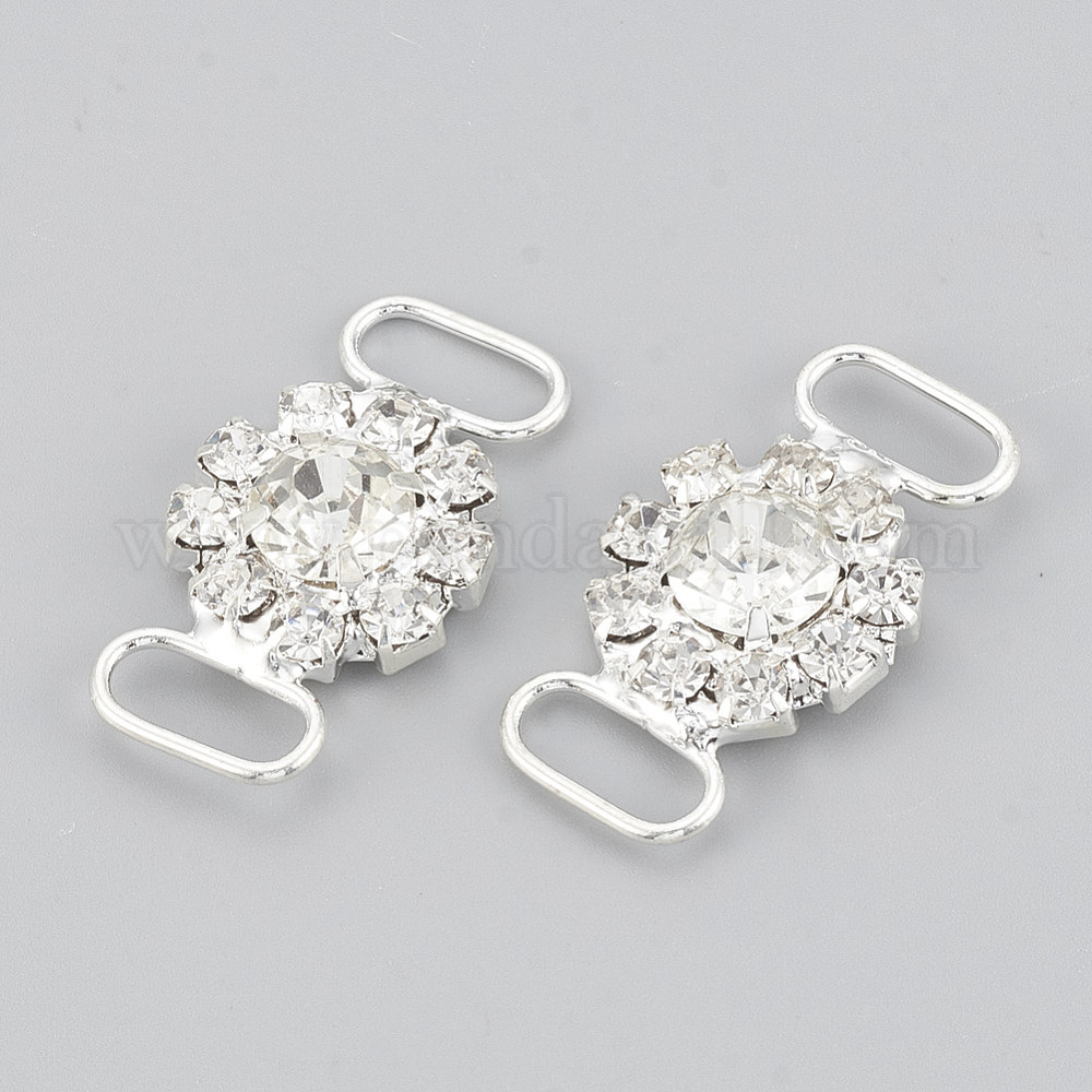 Wholesale Brass Rhinestone Multi-Stone Links connectors - Pandahall.com