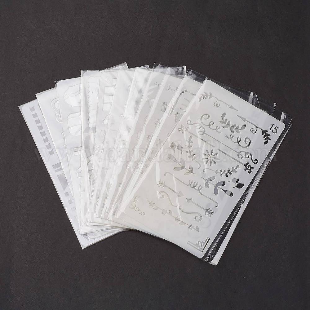 Wholesale Plastic Reusable Drawing Painting Stencils Templates ...