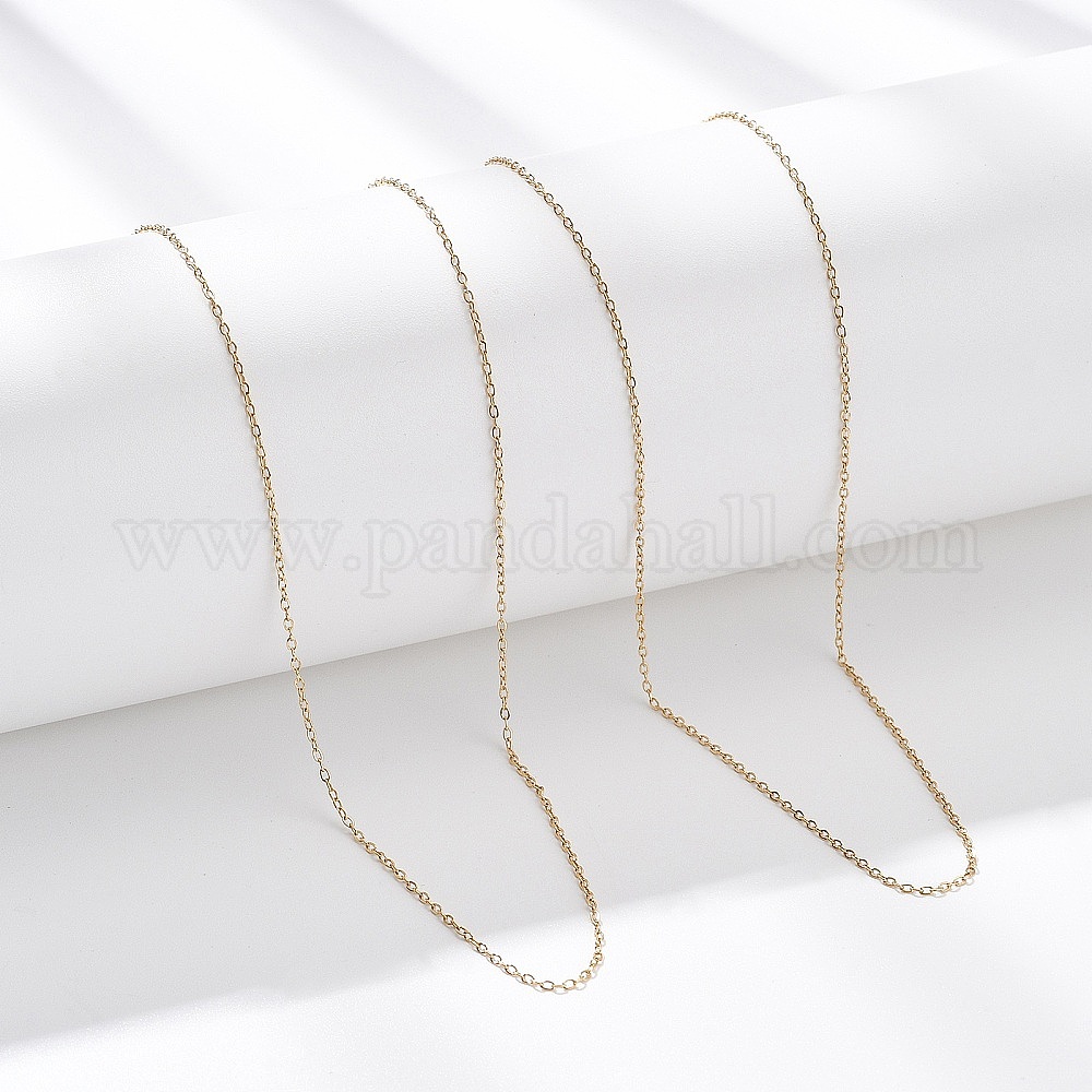 Wholesale 1MM 304 Stainless Steel Cable Chain Necklaces - Pandahall.com