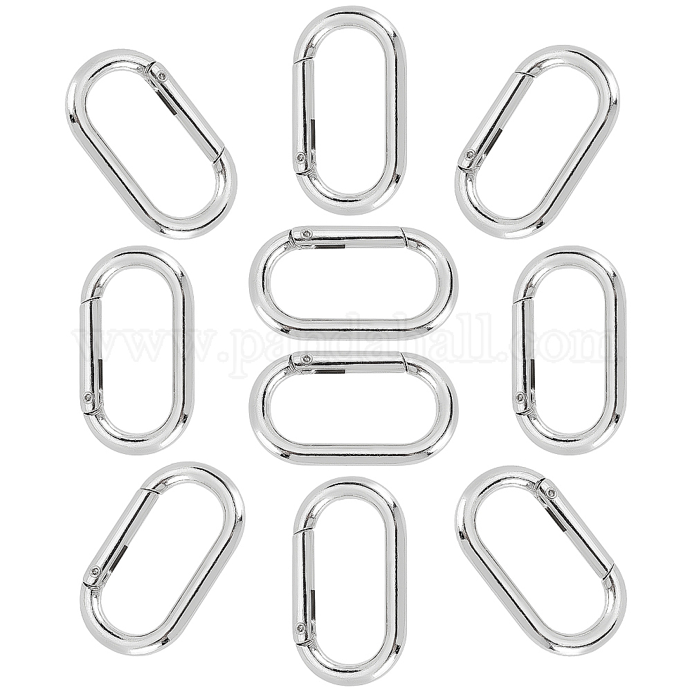 Wholesale 10Pcs Zinc Alloy Spring Gate Rings - Pandahall.com
