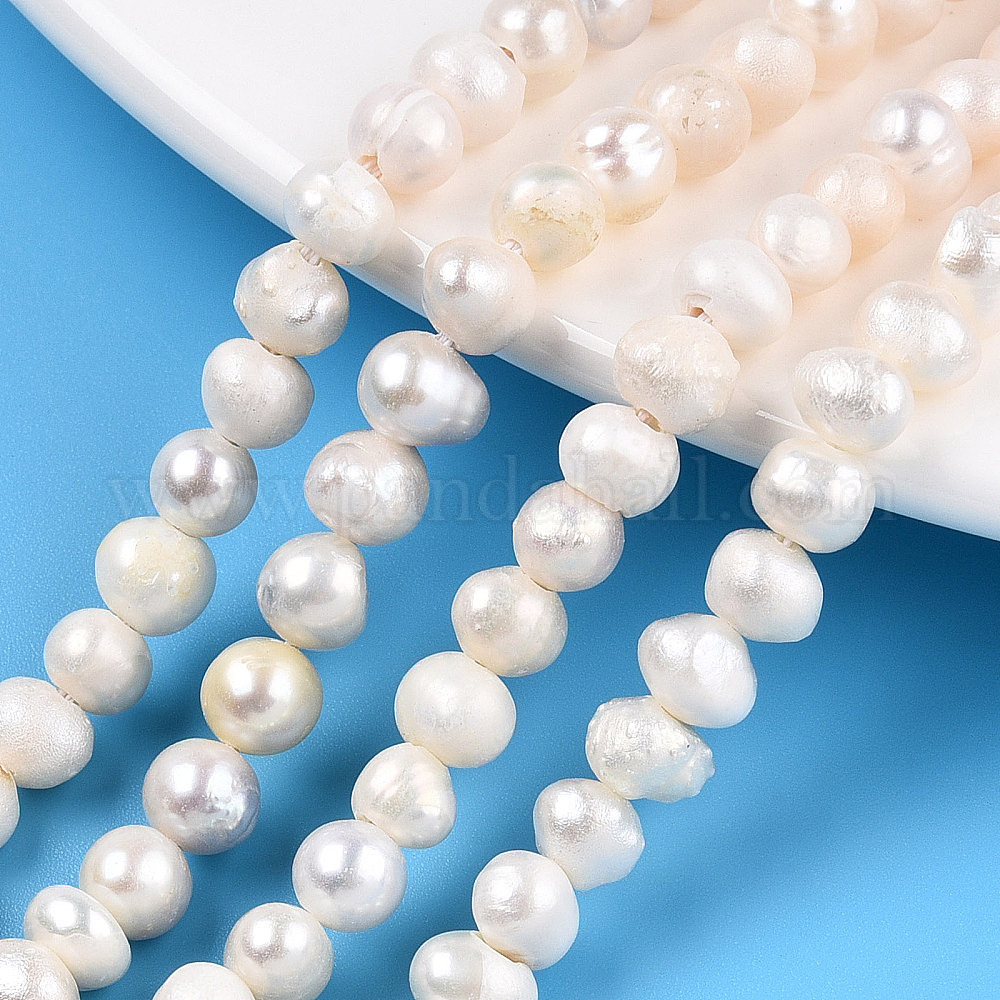 Wholesale Natural Cultured Freshwater Pearl Beads Strands - Pandahall.com