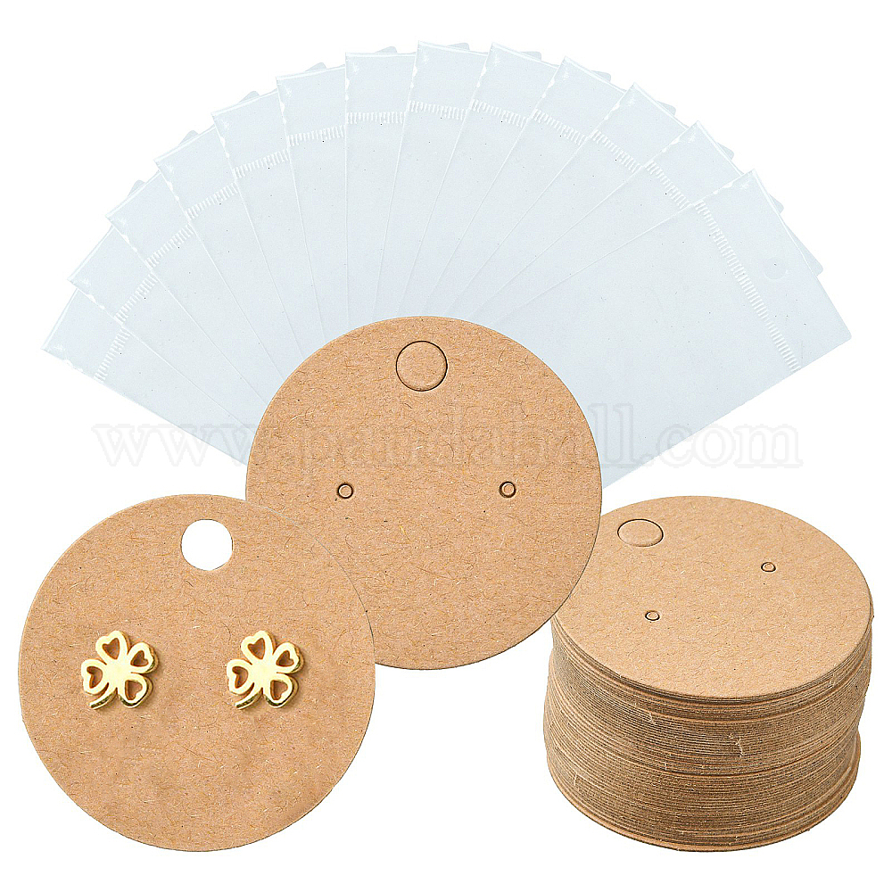 Wholesale 50Pcs Paper Jewelry Display Cards - Pandahall.com