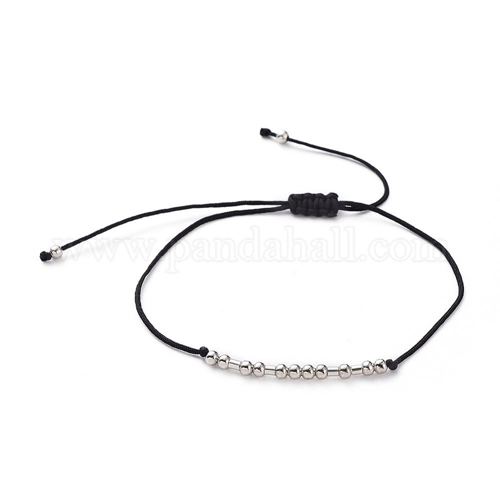 Wholesale Unisex Adjustable Morse Code Bracelets - Pandahall.com