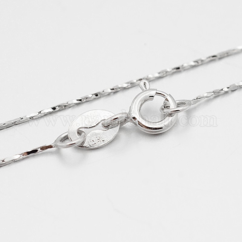 Wholesale Anti-Tarnish Rhodium Plated 925 Sterling Silver Boston Link ...