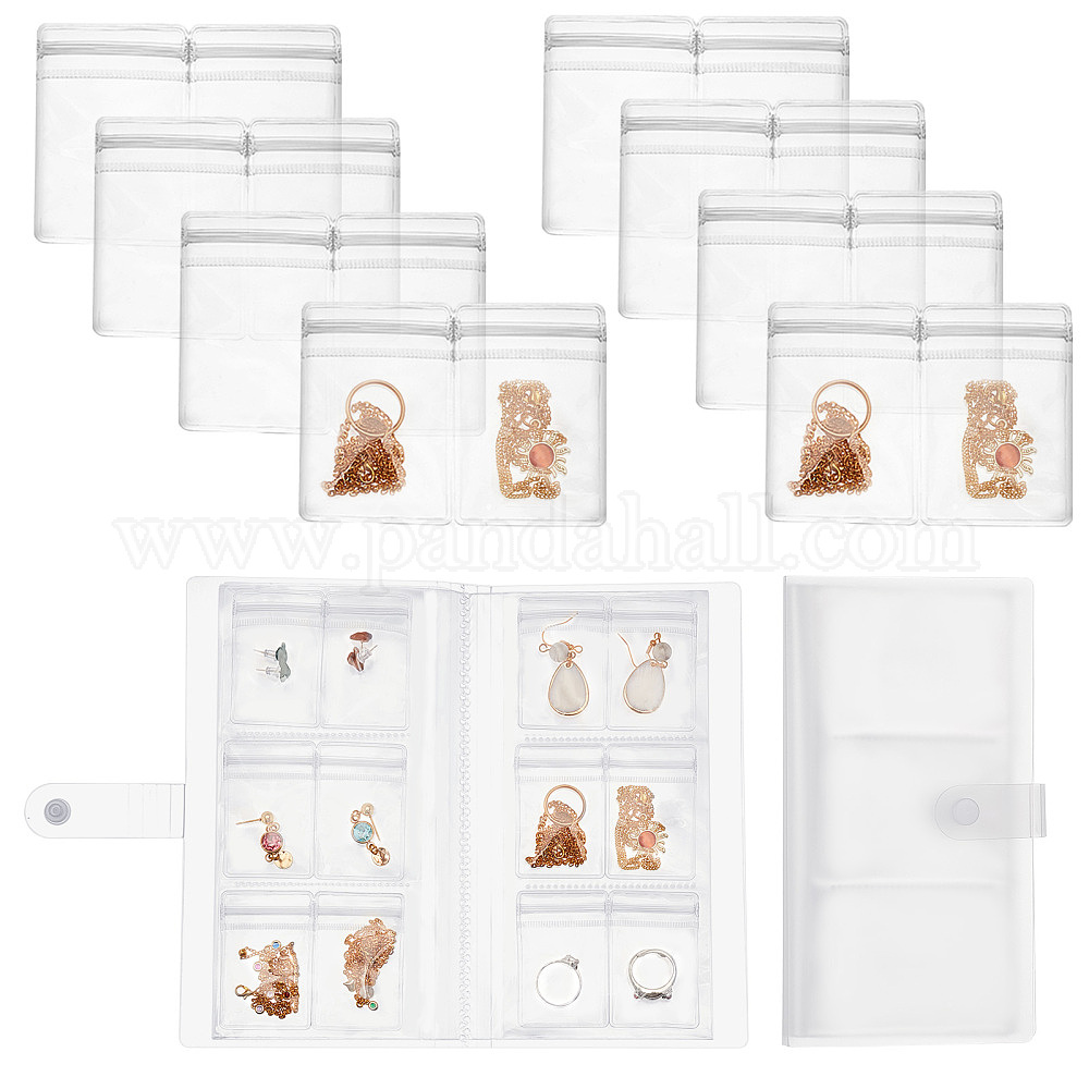 Wholesale 1Pc Rectangle PP Plastic Jewelry Storage Albums - Pandahall.com