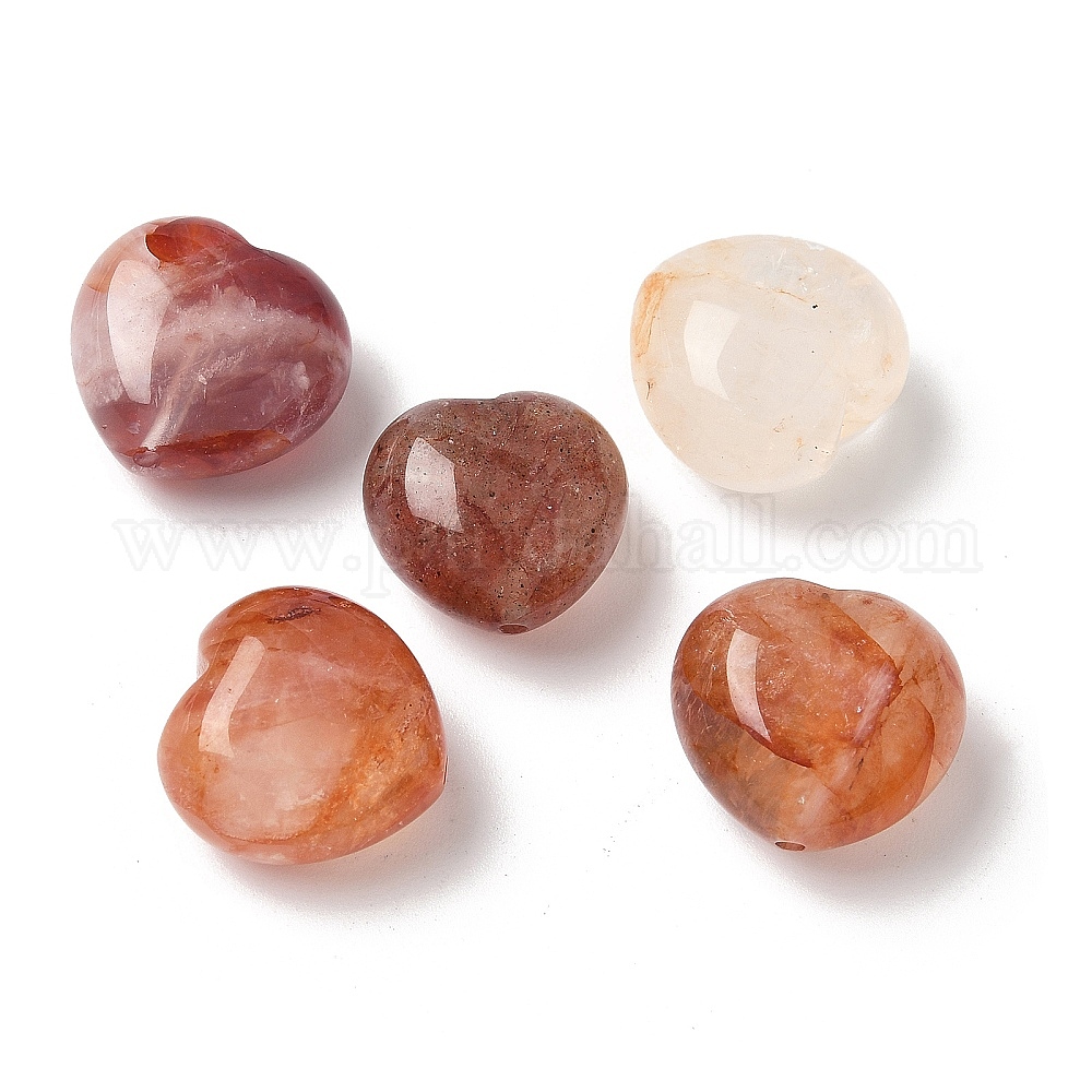 Wholesale Natural Hematoid Quartz/Ferruginous Quartz Beads - Pandahall.com