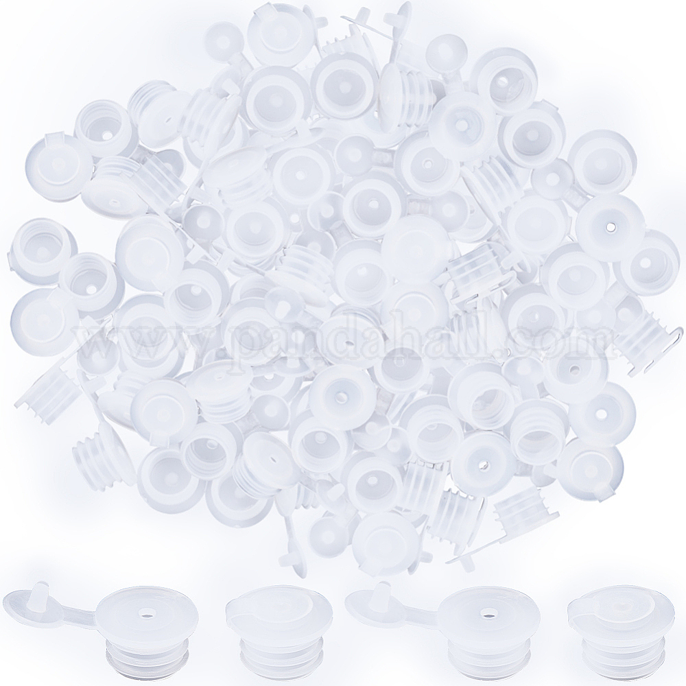 Wholesale 50Pcs Plastic Bottle Stoppers with Holes - Pandahall.com