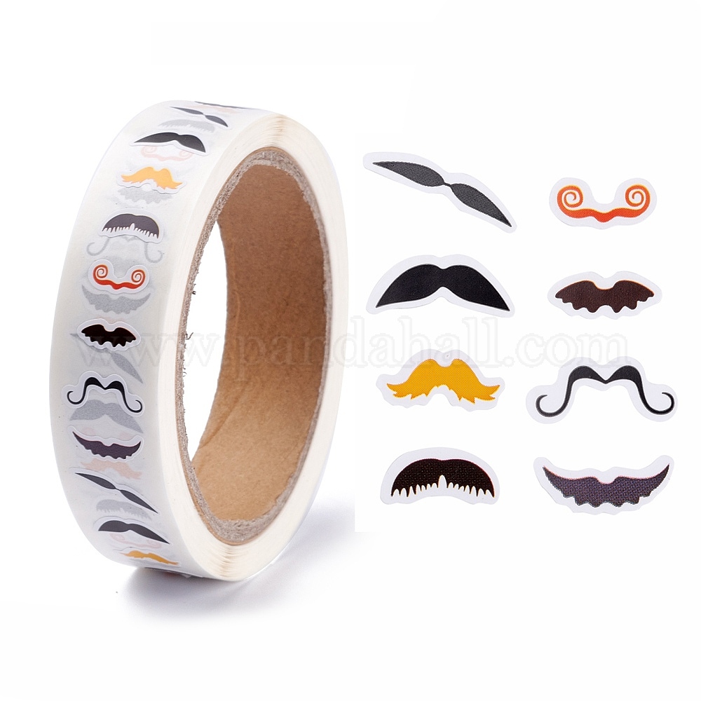 Wholesale Self Adhesive Beard Pattern Sticker - Pandahall.com