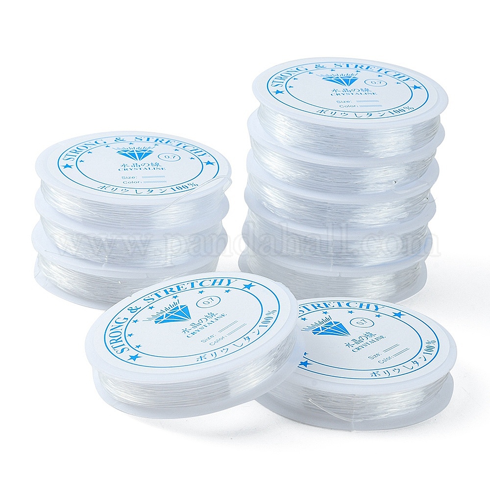 Wholesale Clear Elastic Crystal Thread - Pandahall.com