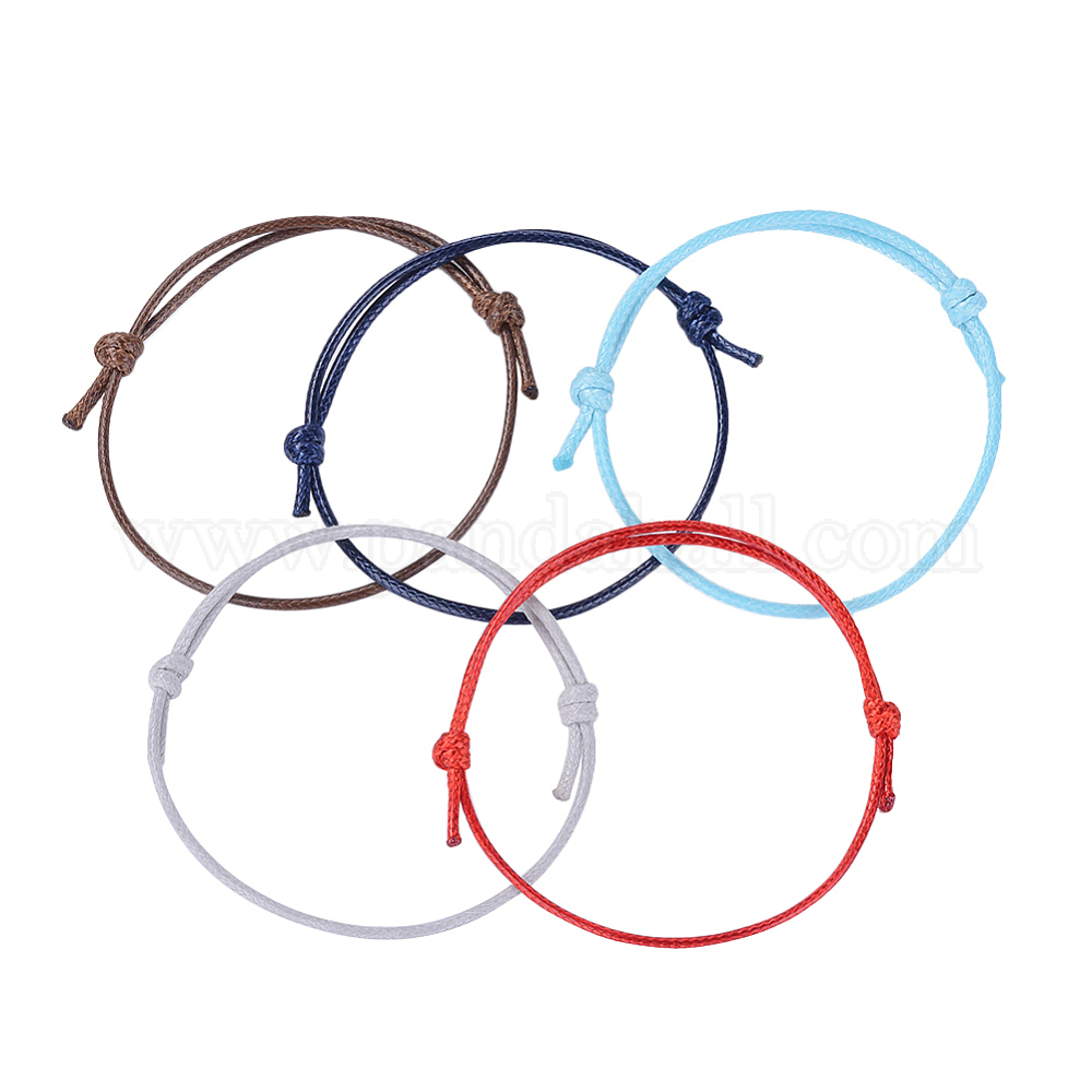 Wholesale Korean Waxed Polyester Cord Bracelet Making - Pandahall.com