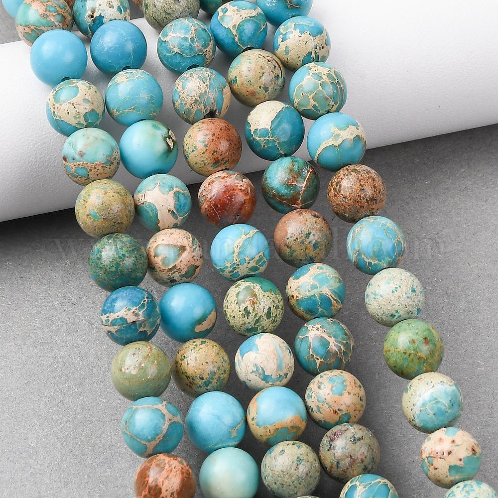 Wholesale Natural Imperial Jasper Beads Strands - Pandahall.com