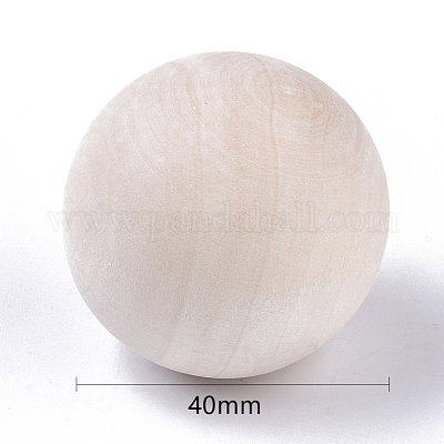 Wholesale Natural Wooden Round Ball - Pandahall.com