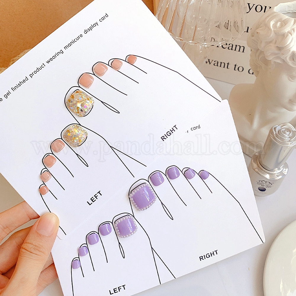 Wholesale Paper Manicure Display Cards - Pandahall.com