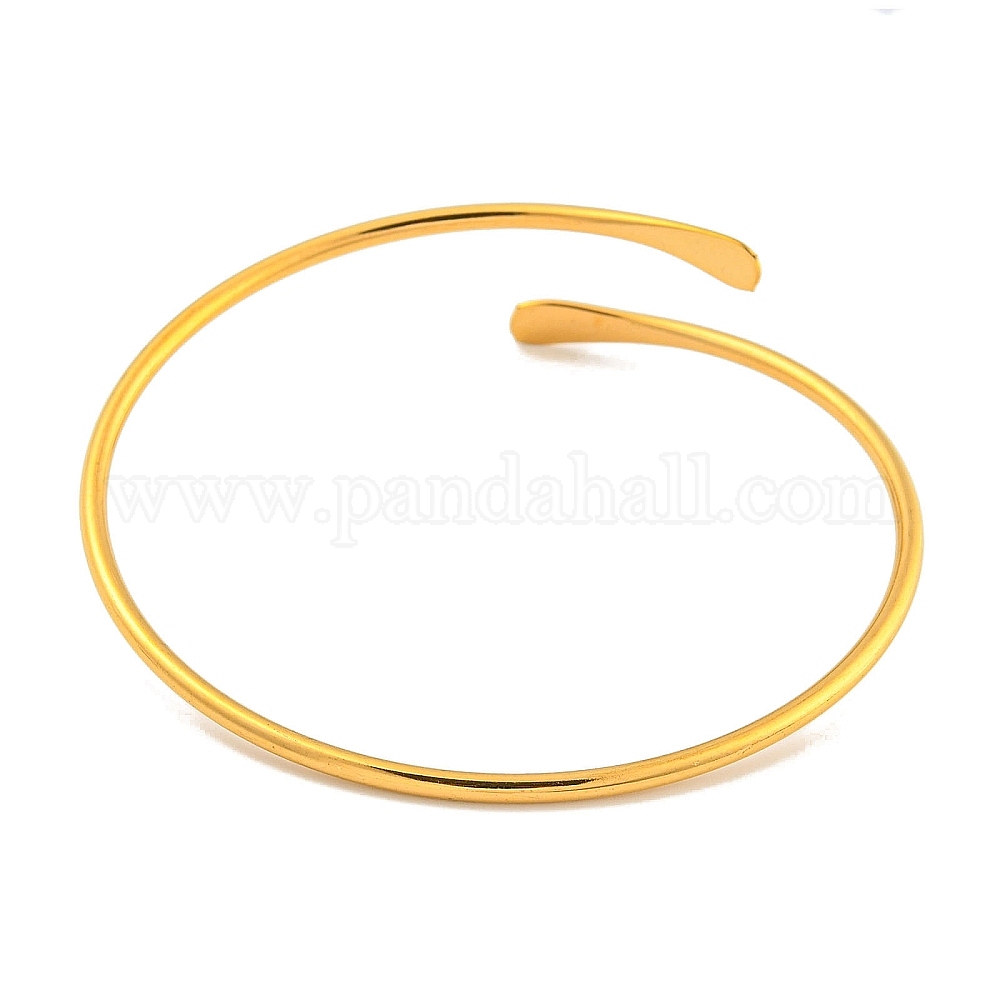 Wholesale Ion Plating(IP) 304 Stainless Steel Cuff Bangles - Pandahall.com