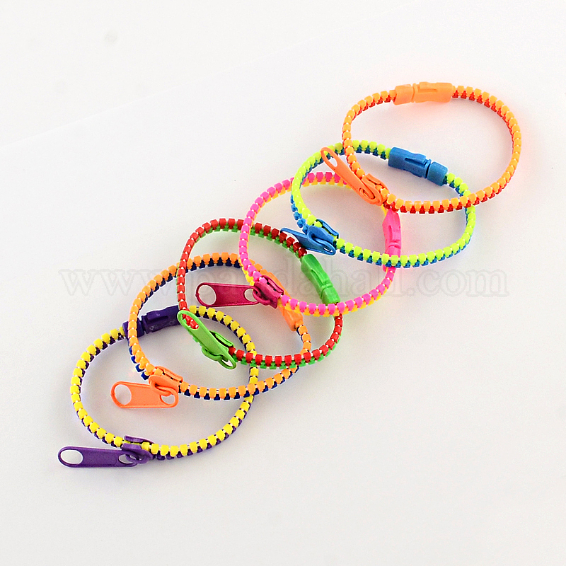 Wholesale Plastic Zipper Bracelets - Pandahall.com