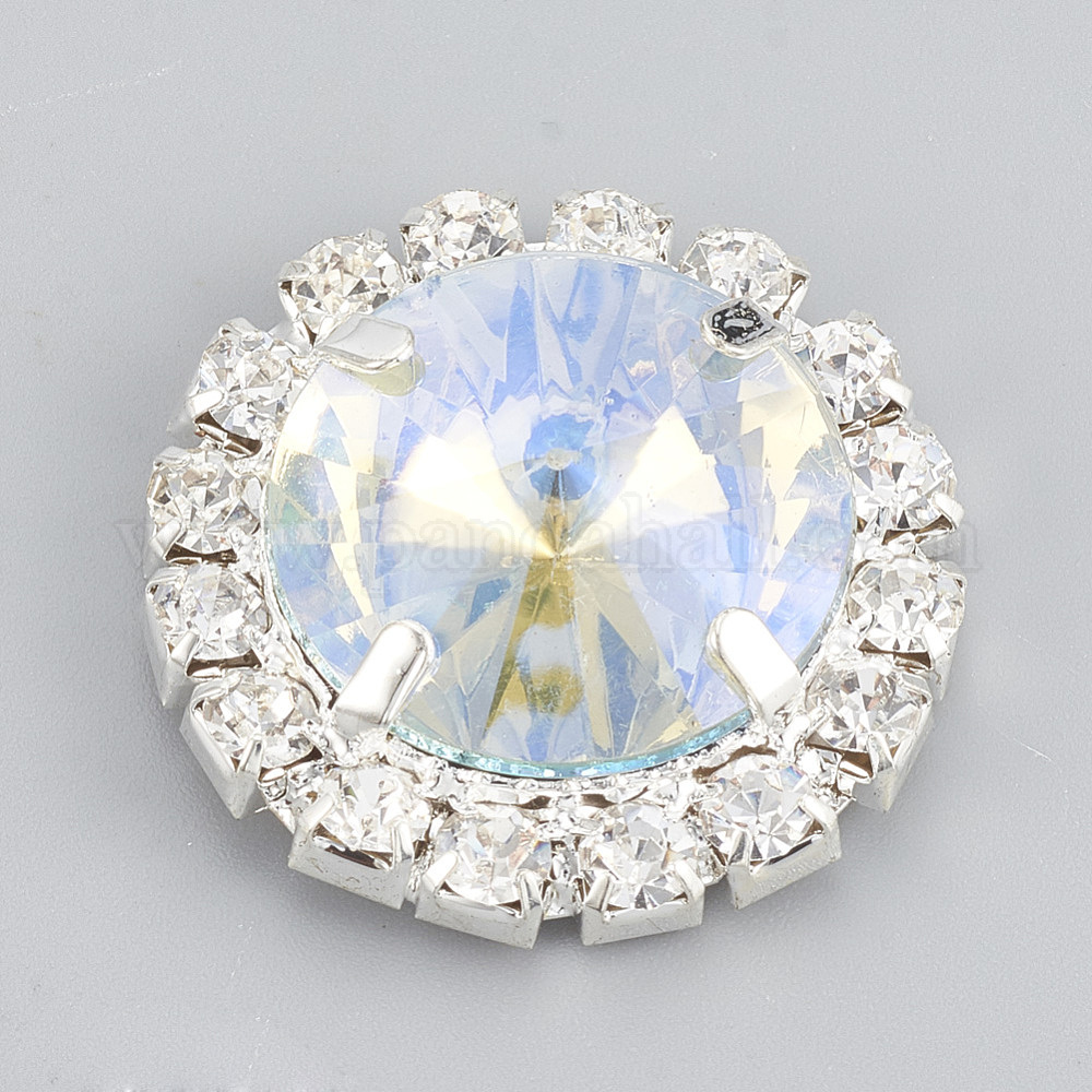 Wholesale Brass Rhinestone Flat Back Cabochons - Pandahall.com