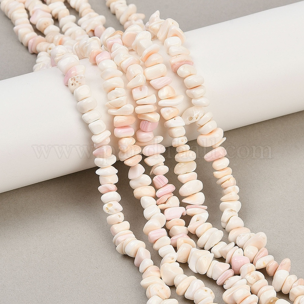 Wholesale Natural Pink Shell Beads Strands - Pandahall.com
