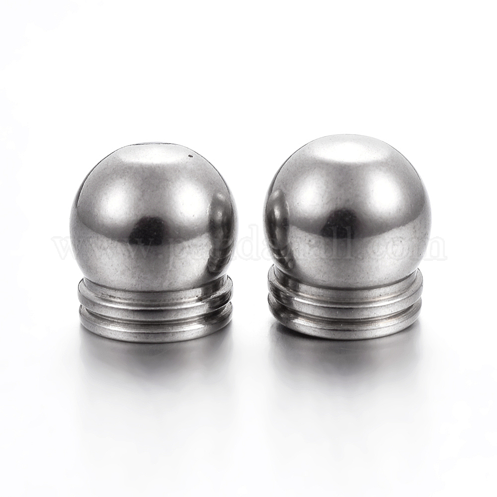 Wholesale Tarnish Resistant 304 Stainless Steel Cord End Caps ...