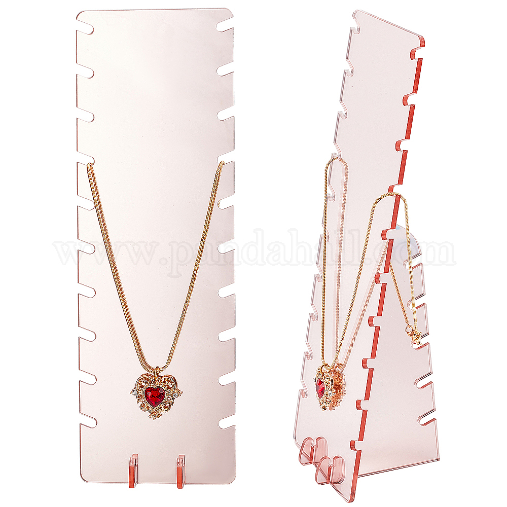 Wholesale 2Sets Acrylic Necklace Displays - Pandahall.com