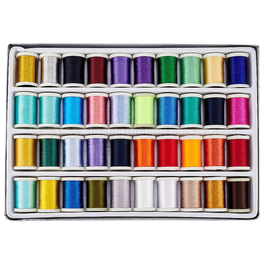 Wholesale Polyester Embroidery Thread - Pandahall.com