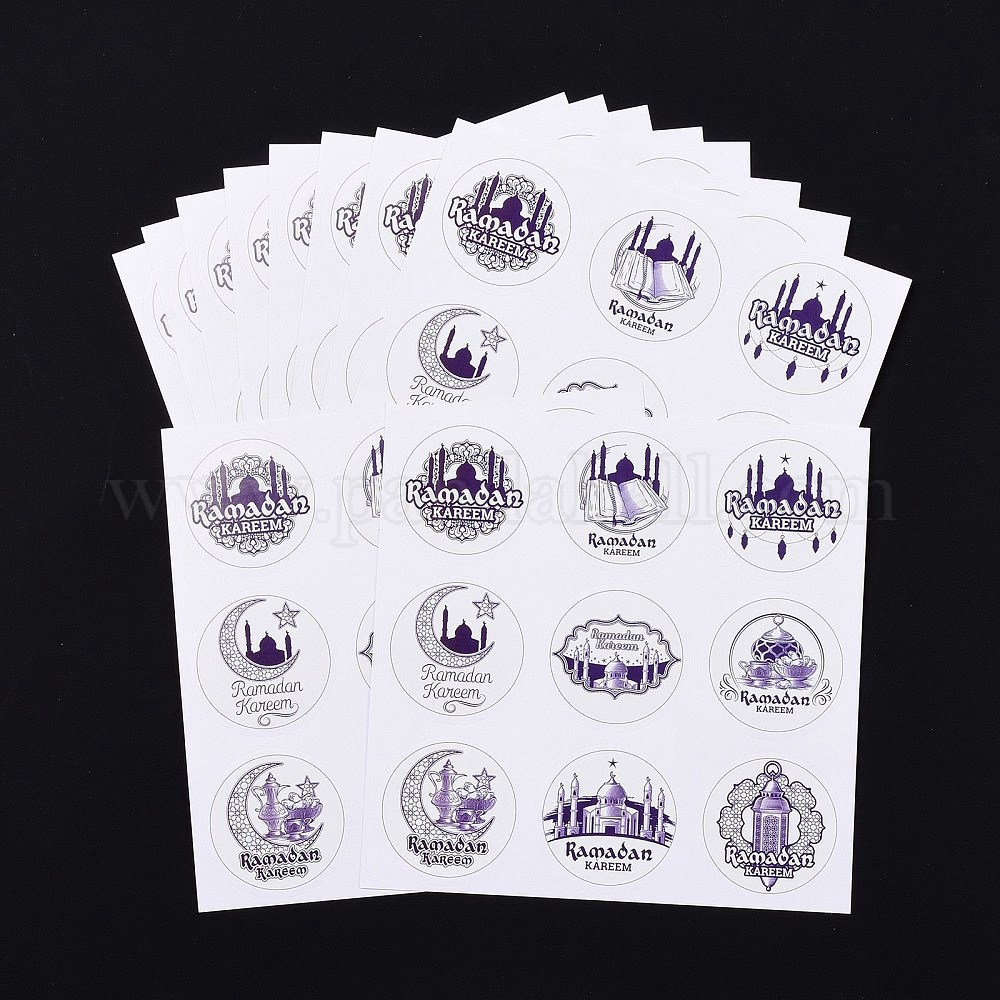 Wholesale Lesser Bairam Theme Paper Stickers - Pandahall.com