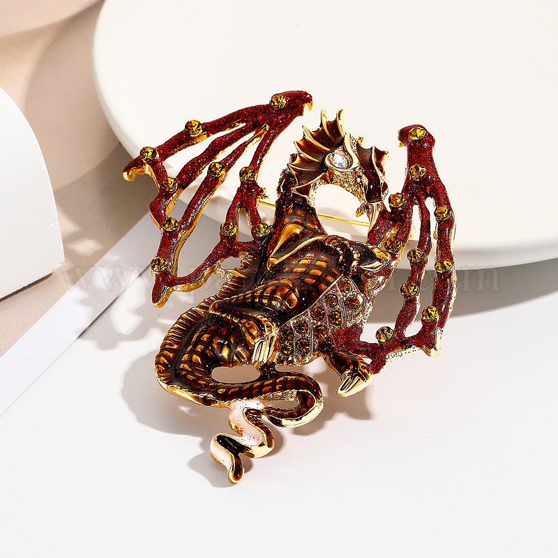 Wholesale Flying Dragon Enamel Pins - Pandahall.com