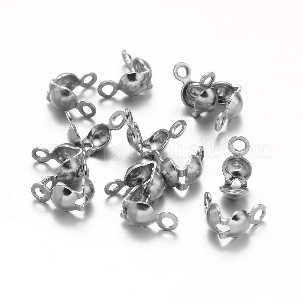 Wholesale Tarnish Resistant 304 Stainless Steel Bead Tips - Pandahall.com