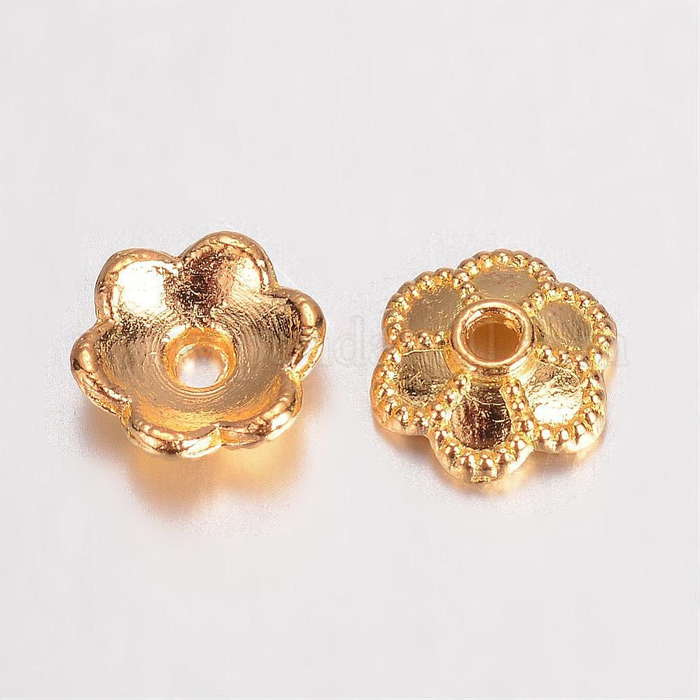 Wholesale Alloy Bead Caps Enamel Settings - Pandahall.com