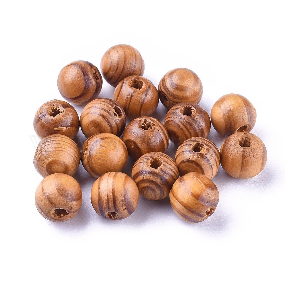 Wholesale Round Natural Wood Beads - Pandahall.com