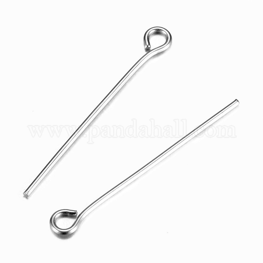 Wholesale Tarnish Resistant 304 Stainless Steel Eye Pin - Pandahall.com