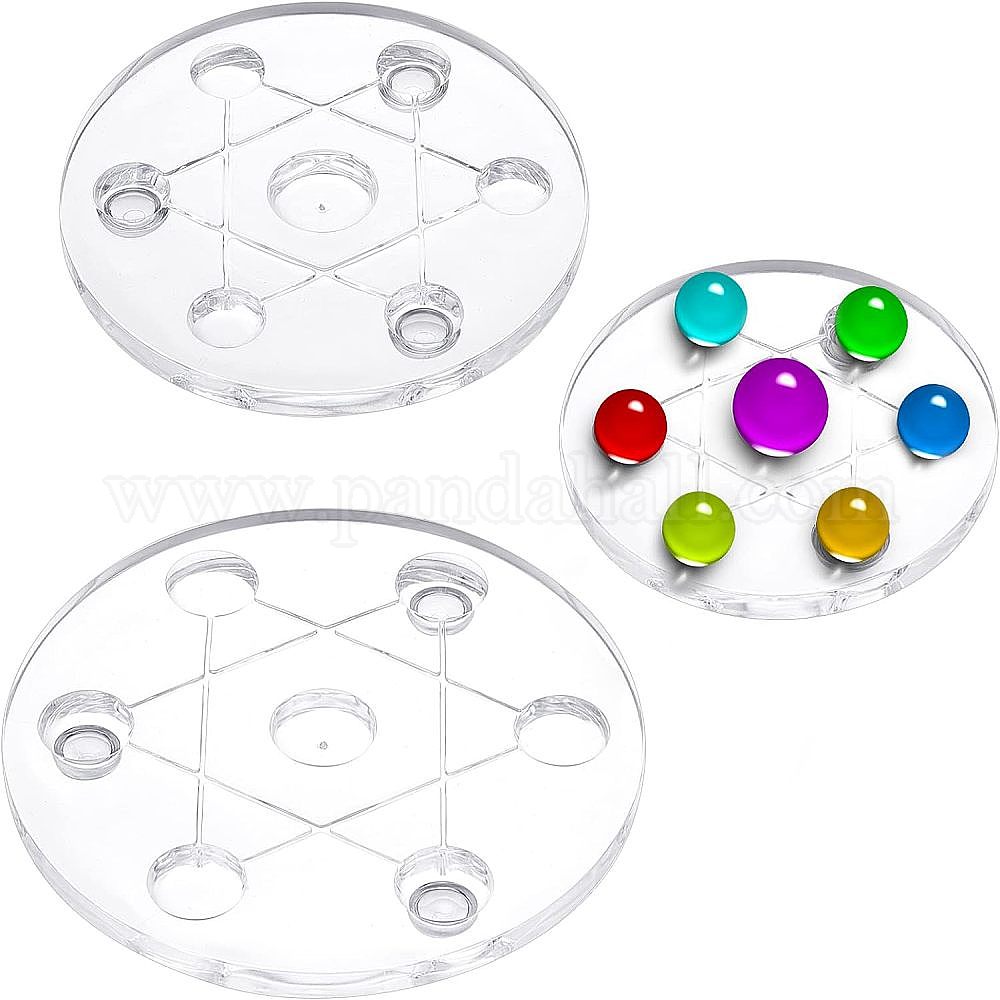 Wholesale 3Pcs 3 Style PVC Seven Star Disk - Pandahall.com