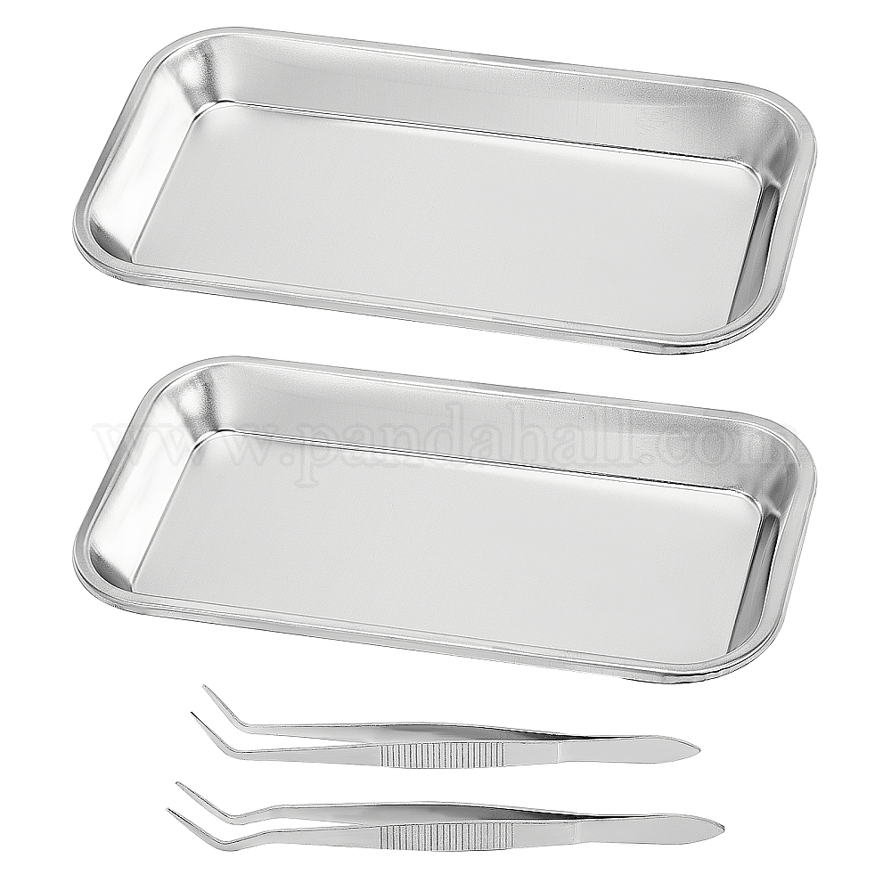 Wholesale OLYCRAFT 2Pcs Stainless Surgical Tray Thickening Lab ...