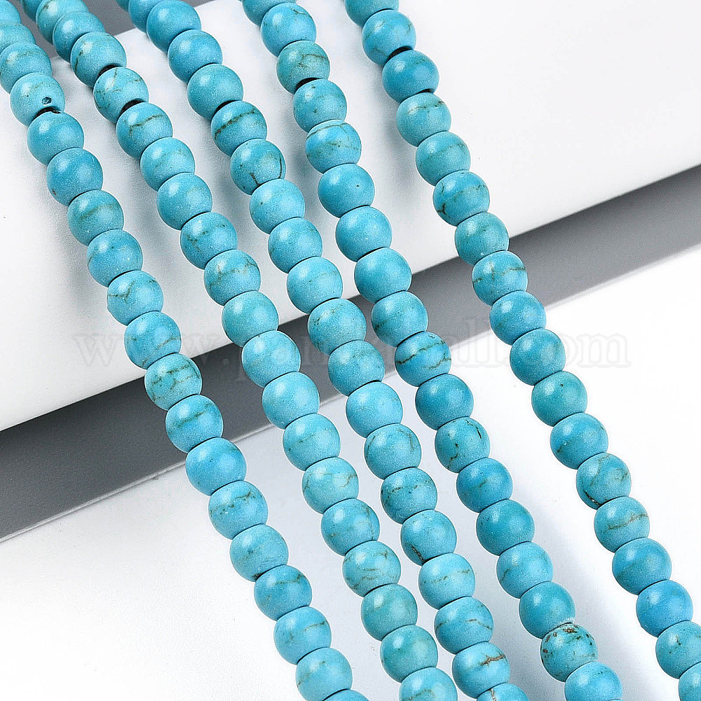 Wholesale Synthetic Turquoise Beads Strands - Pandahall.com
