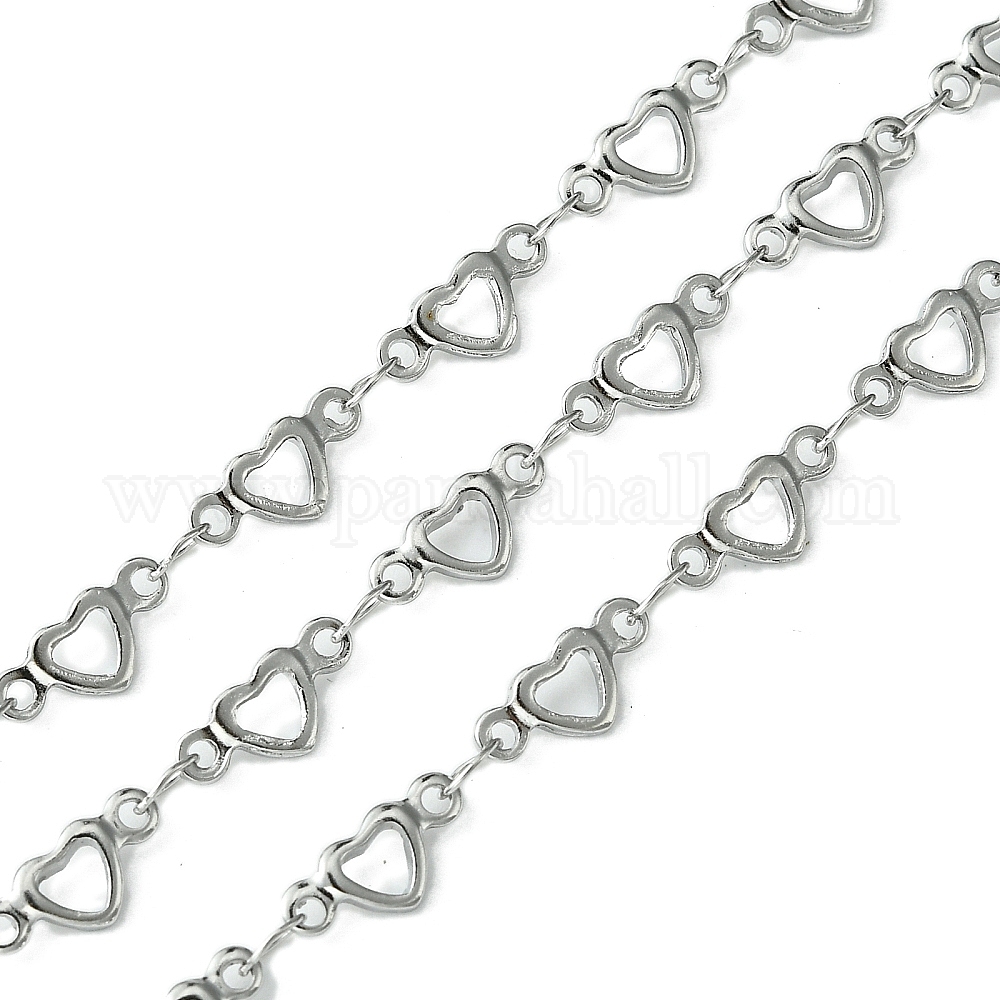 Wholesale Tarnish Resistant 304 Stainless Steel Hollow Heart Link ...