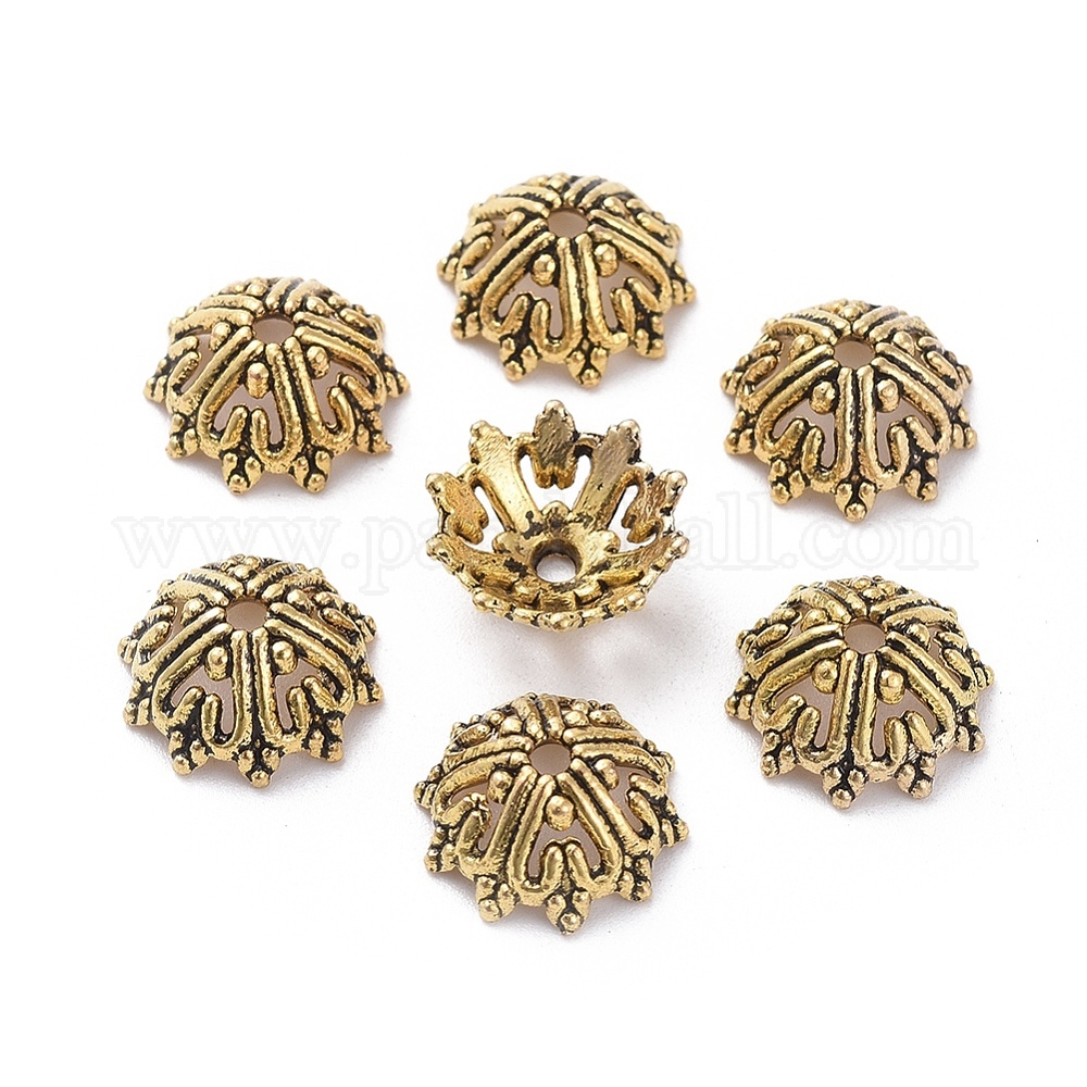 Wholesale Tibetan Style Fancy Bead Caps - Pandahall.com