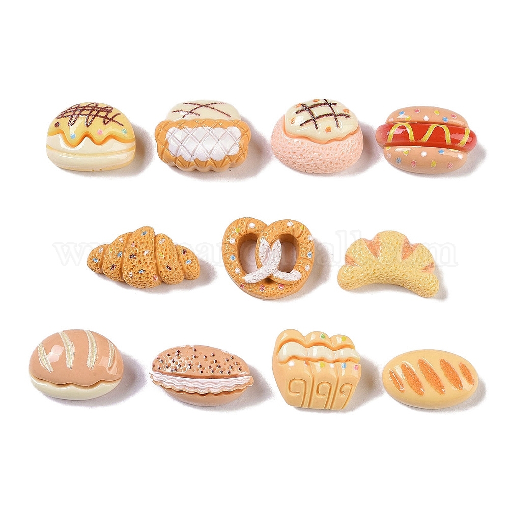 Wholesale Bread Resin Decoden Cabochons - Pandahall.com