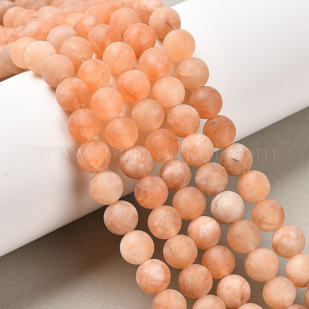 Wholesale Natural White Jade Bead Strands - Pandahall.com
