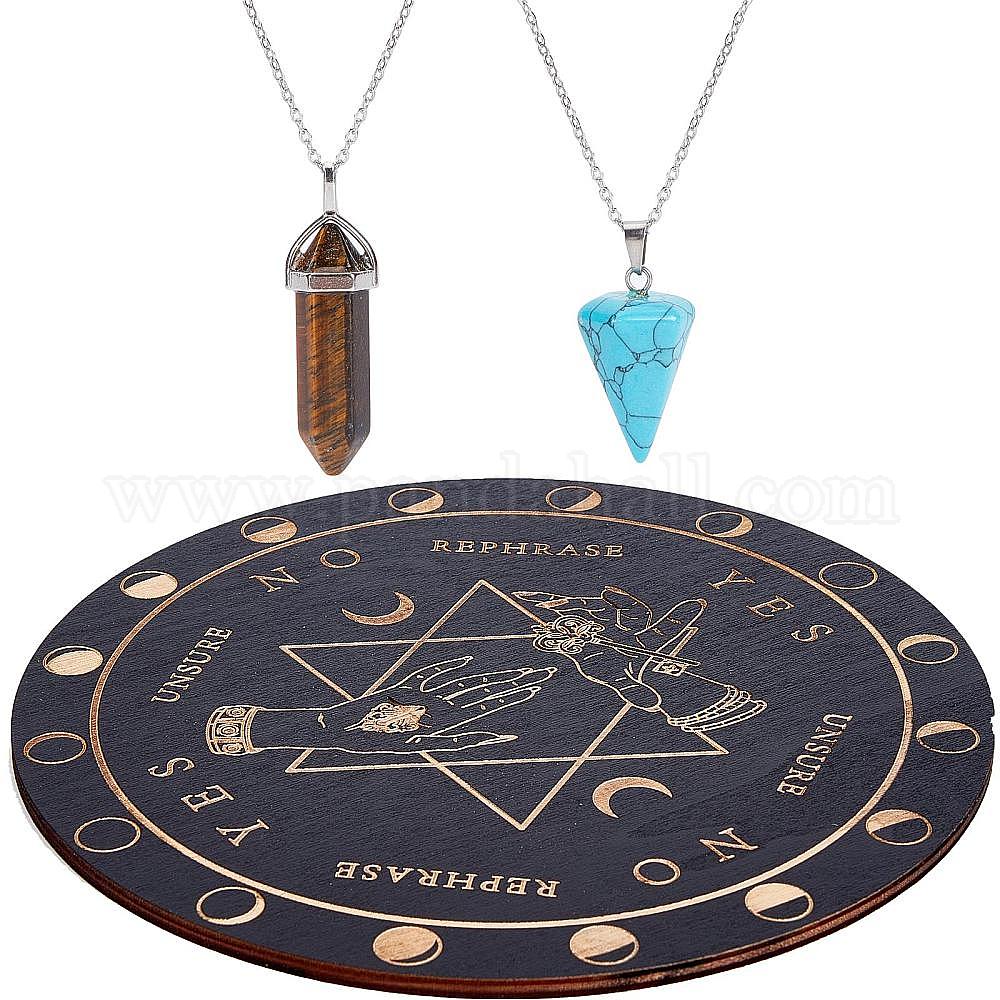 Wholesale DIY Star of David Pendulum Board Dowsing Divination Making ...