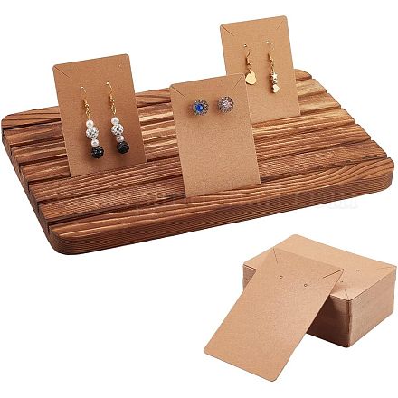 Wholesale 1Pc Wooden Card Display Base - Pandahall.com