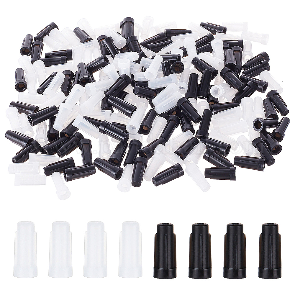 Wholesale 200Pcs 2 Colors Plastic Syringe Tip Caps - Pandahall.com