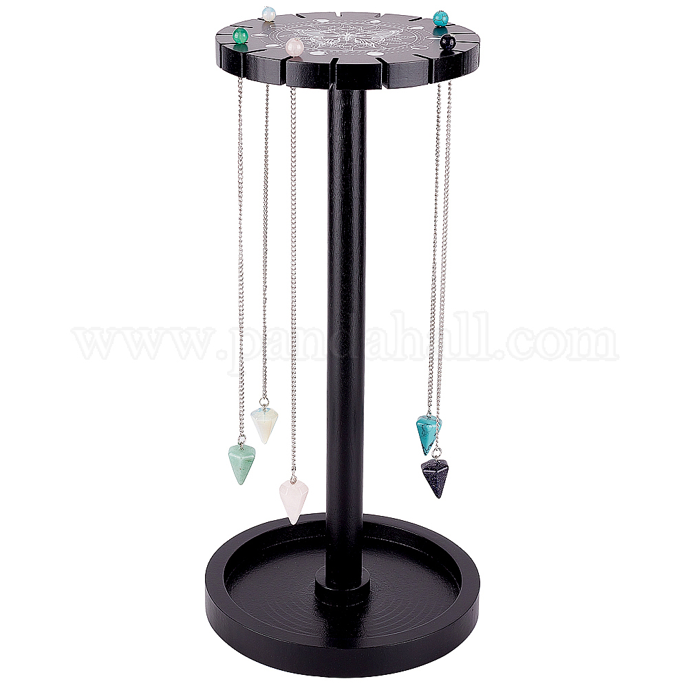 Wholesale Wooden Pendulum Display Stand with Tray - Pandahall.com
