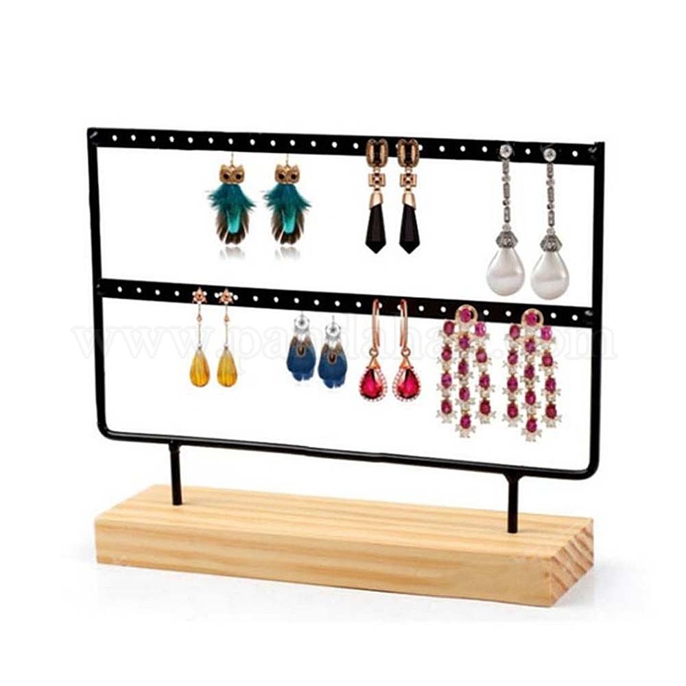 Wholesale Double Levels Rectangle Iron Earring Display Stand ...