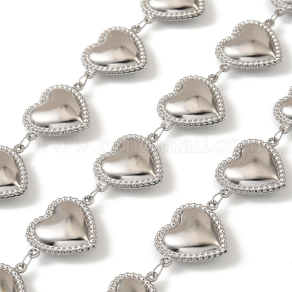 Wholesale 304 Stainless Steel Heart Link Chains - Pandahall.com
