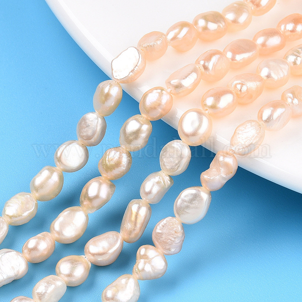 Wholesale Natural Cultured Freshwater Pearl Beads Strands - Pandahall.com