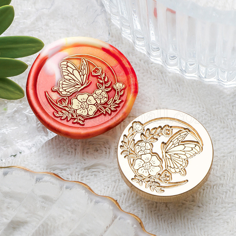 Wholesale Animal Insect Theme Golden Plated Wax Seal Brass Stamp Head ...