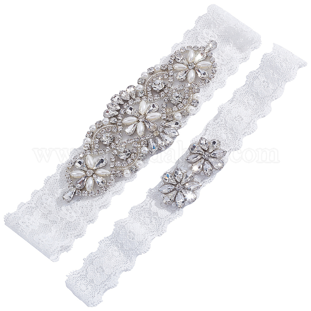Wholesale Lace Elastic Bridal Garters - Pandahall.com