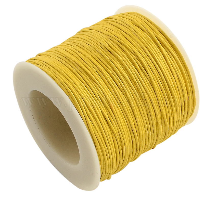 Wholesale Eco-Friendly Waxed Cotton Thread Cords - Pandahall.com